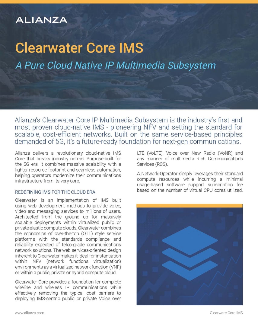 Clearwater Core IMS Datasheet
